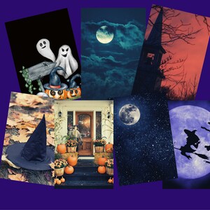 Spooky Halloween DIY Craft Bundle, Junk Journal, Halloween PNG ...