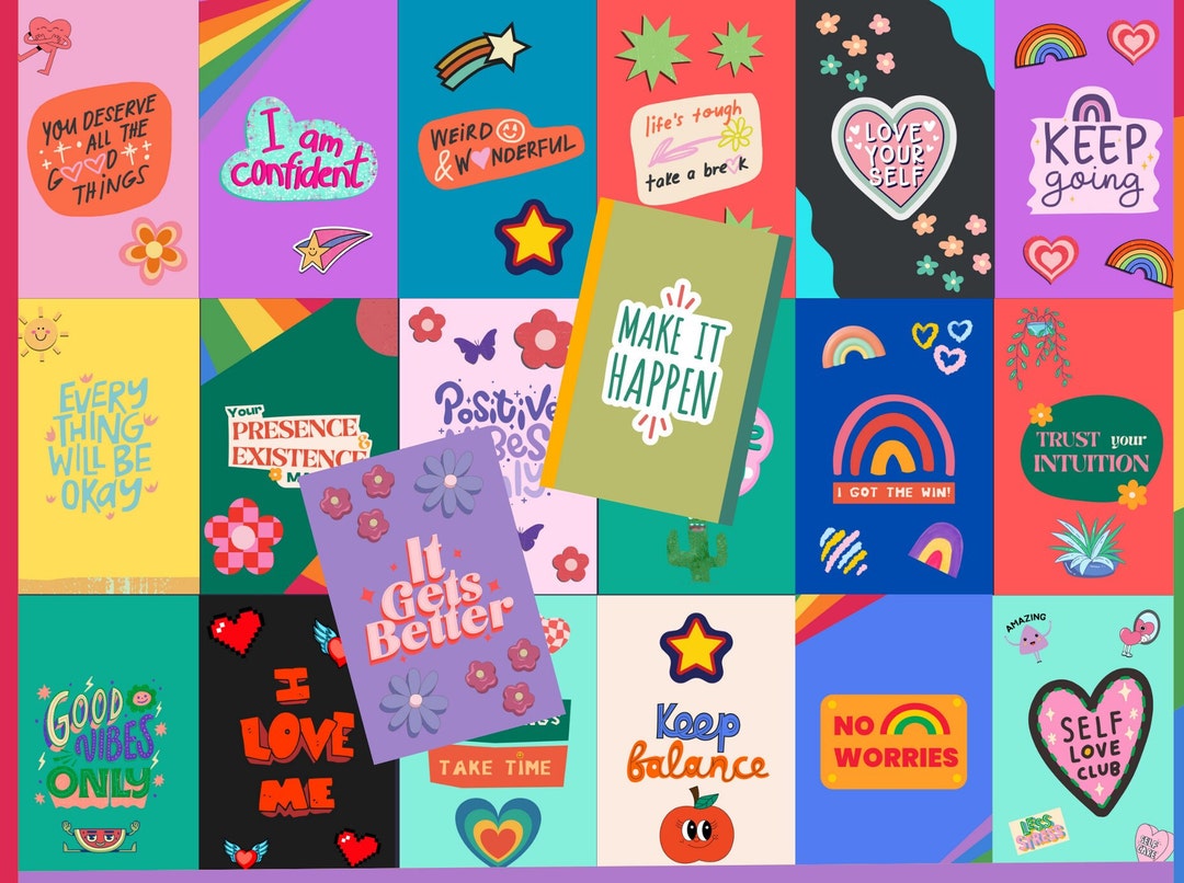 DIY Affirmation Cards, Digital Download - Etsy