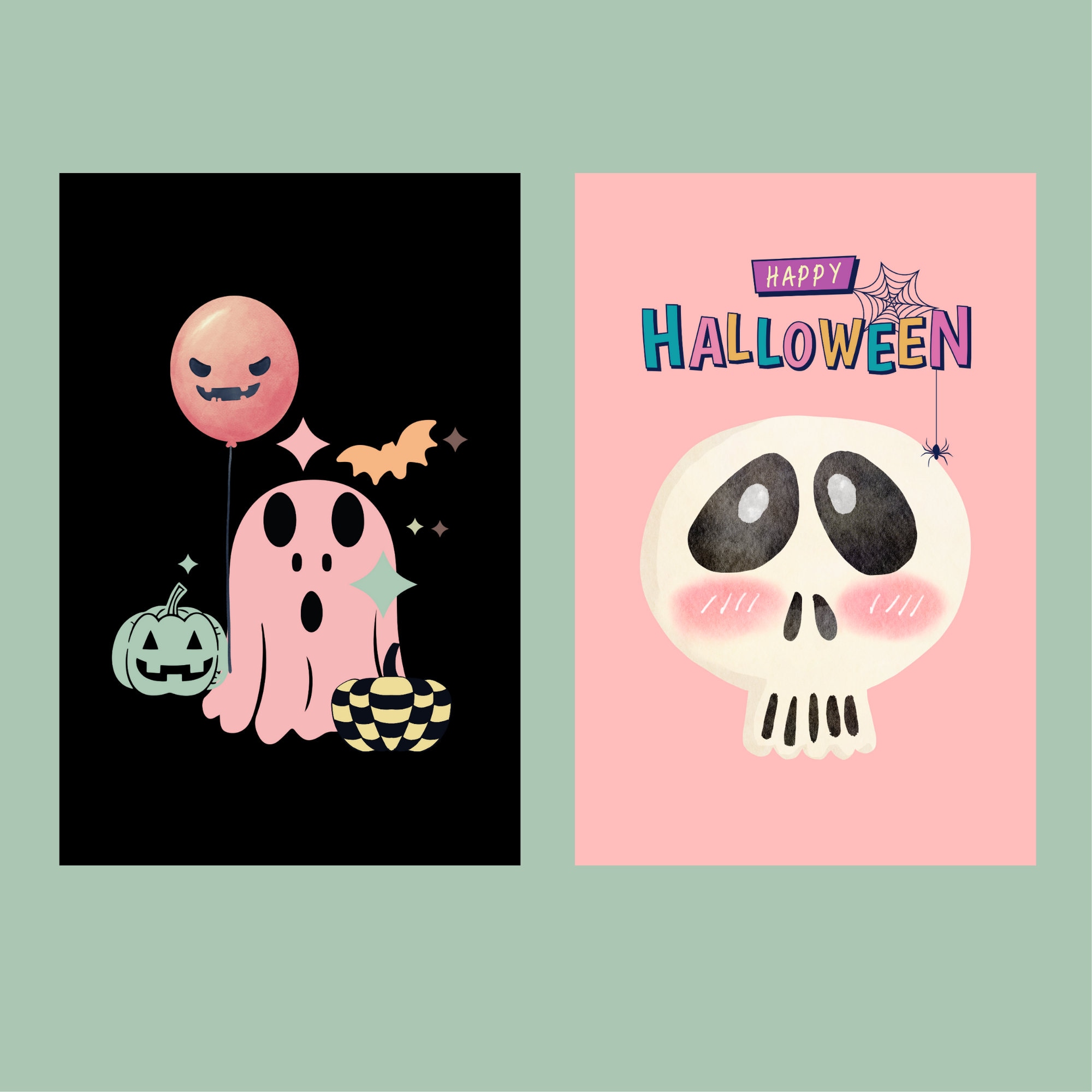 Halloween Decor, Halloween Digital Prints, Spooky Prints, Halloween PNG ...