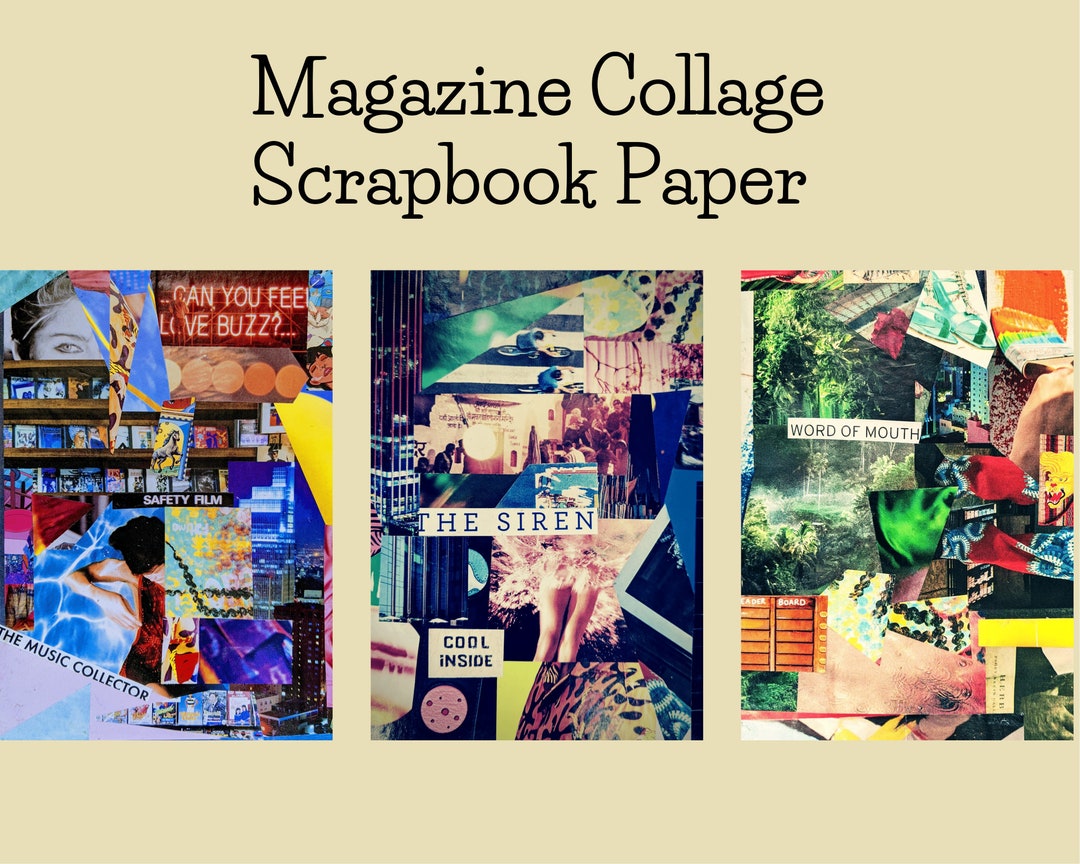 Printable Scrapbook Paper, Backgrounds, Junk Journal Prints, Digital ...