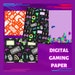 Gaming Backgrounds, Digital Paper, Retro Prints, 80s - Etsy