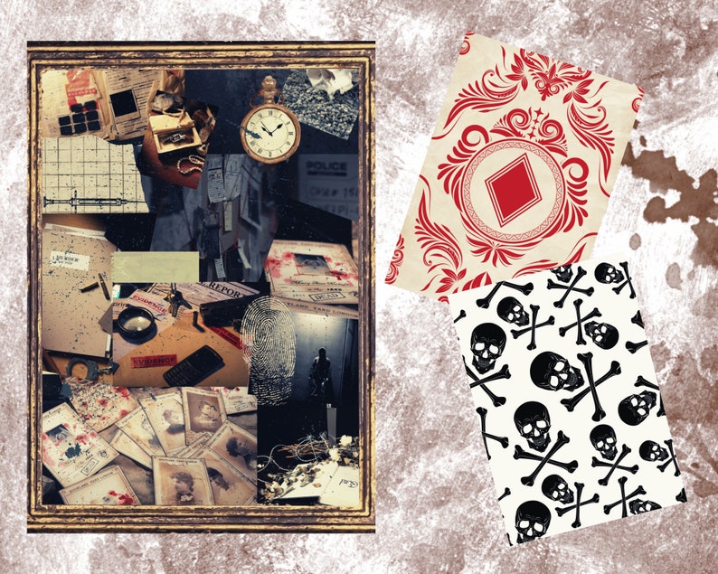 Printable Crime Sheets, Murder Files, DIY True Crime Scrapbooking, Junk ...