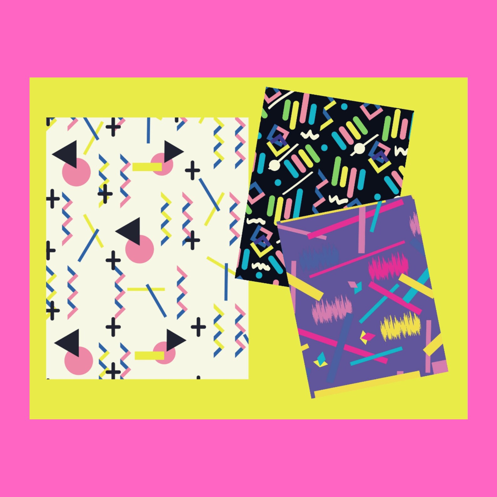 80s Prints, Digital Paper, Patterns, 1980s Backgrounds, Scrapbooking ...