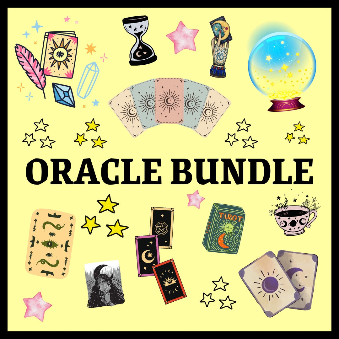 Printable Oracle Decks, Shop Bundle, Digital Tarot Cards, True Crime ...