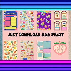 Retro Style Junk Journal, Digital Download, Collage Sheets - Etsy