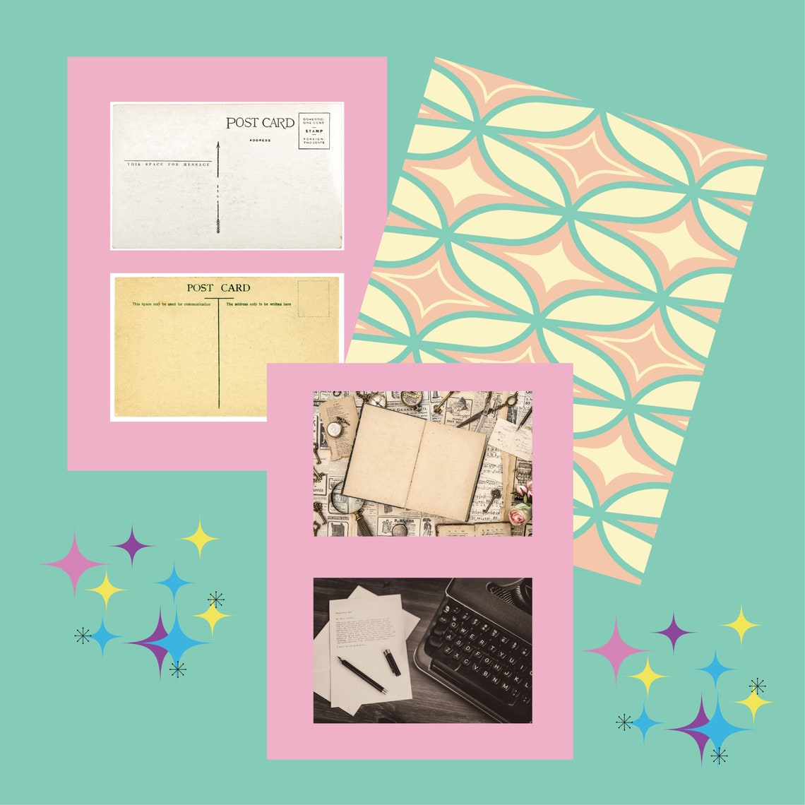 Junk Journal Printable 1950s Scrapbooking DIY Ephemera DIY - Etsy