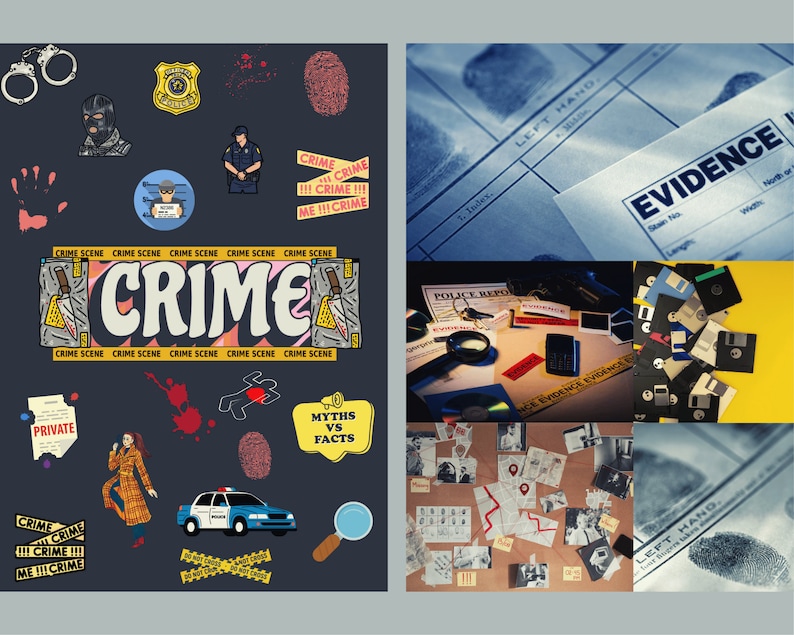 Printable Crime Scene Paper, Police Tape, Journal Papers, True Crime ...