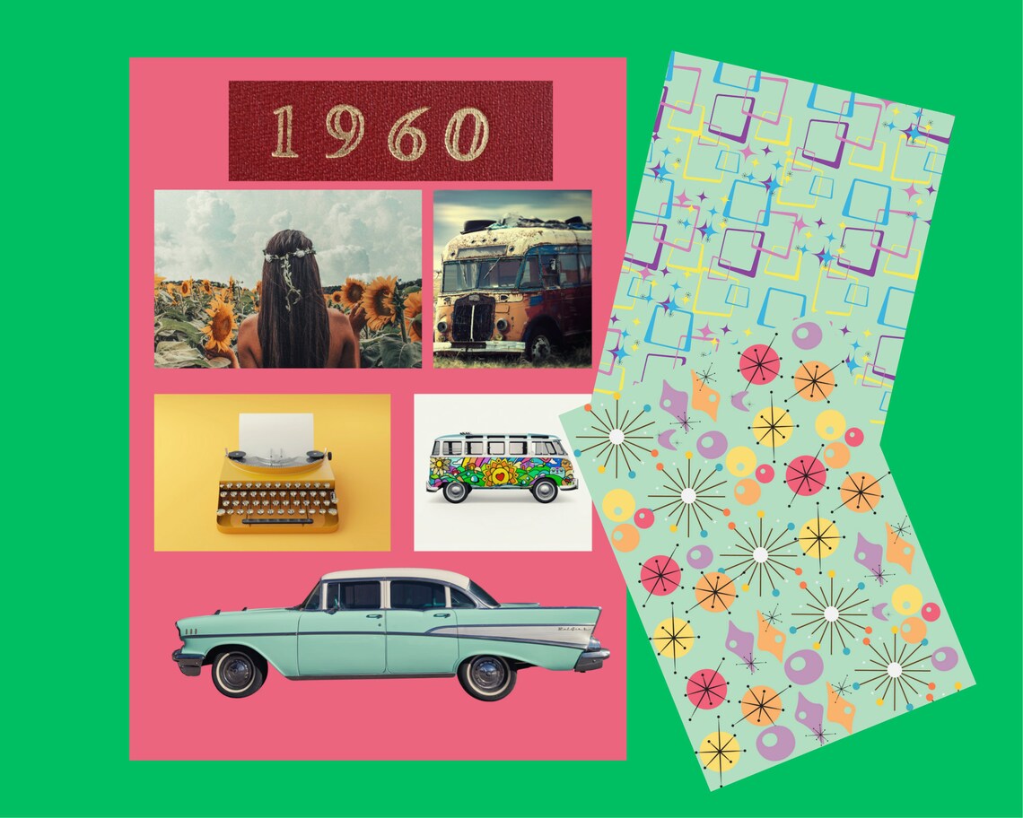 1960s Printable Scrapbooking Printable 1960s Junk Journal - Etsy