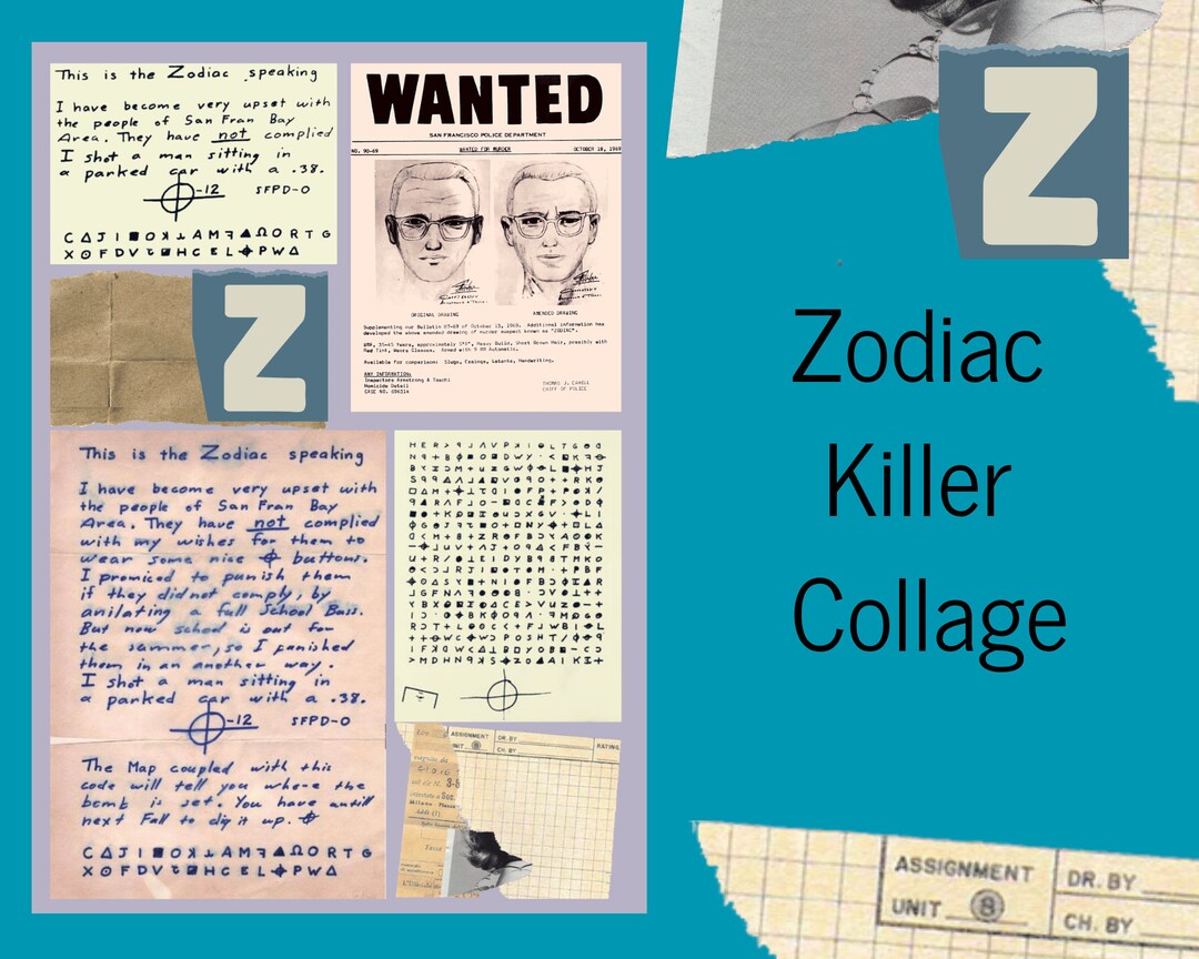 True Crime Themed Collage Print True Crime Printable Wall - Etsy