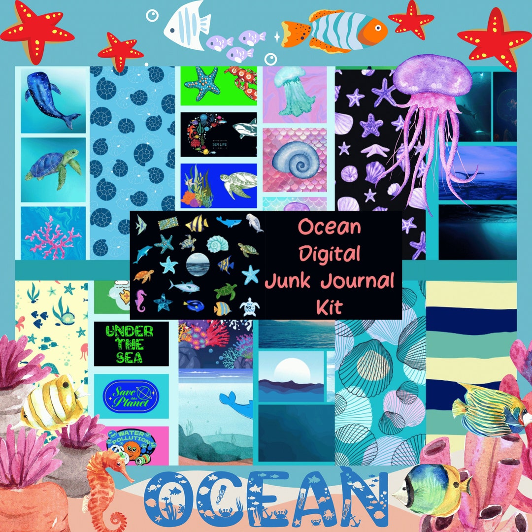 Printable Sea Junk Journal, Digital Download - Etsy