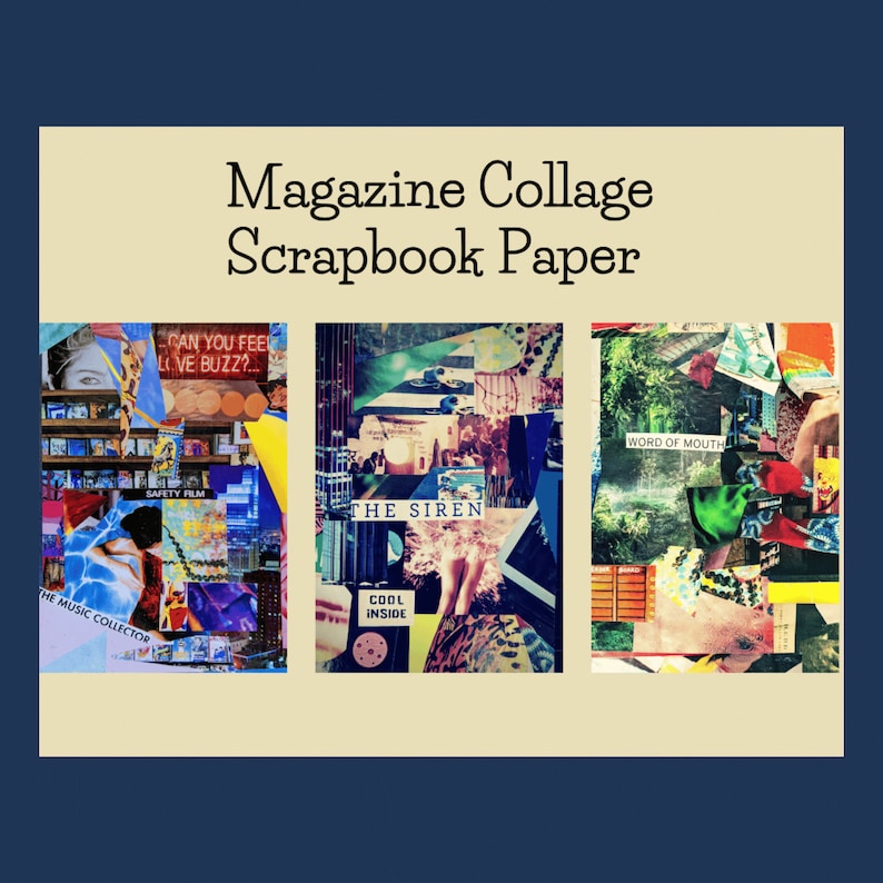 Printable Scrapbook Paper, Backgrounds, Junk Journal Prints, Digital ...