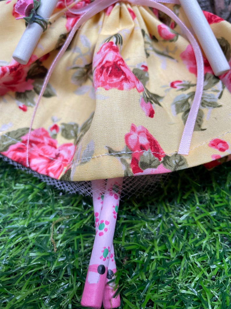Handmade Rock N Roll Fairy Doll, Lavender Stuffed Keepsake Ornament ...