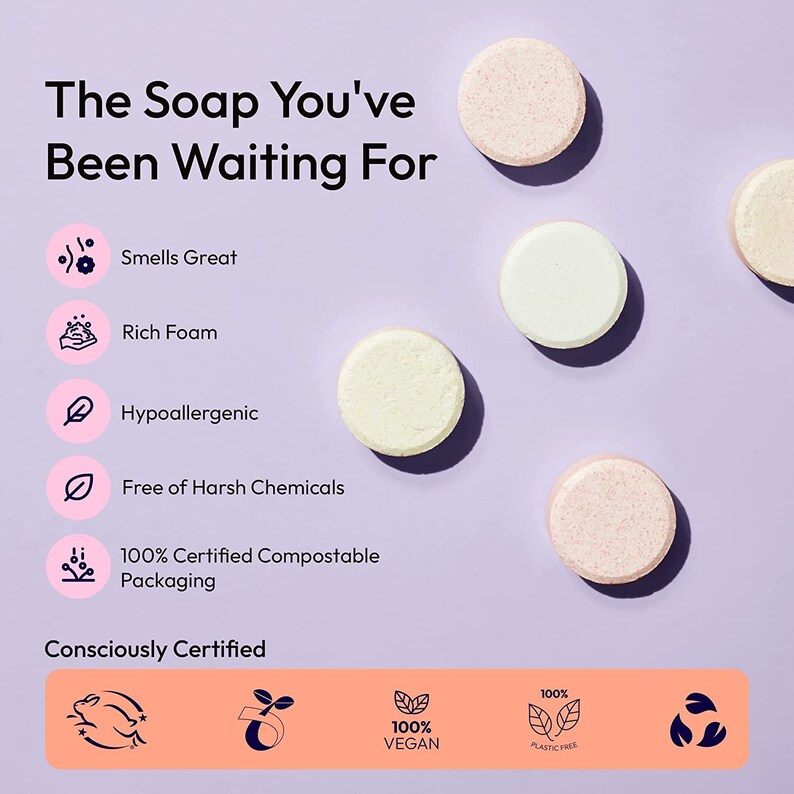 Variety Pack Foaming Hand Soap Tablets (16 Count) - Makes 128 Fl Oz (16 ...