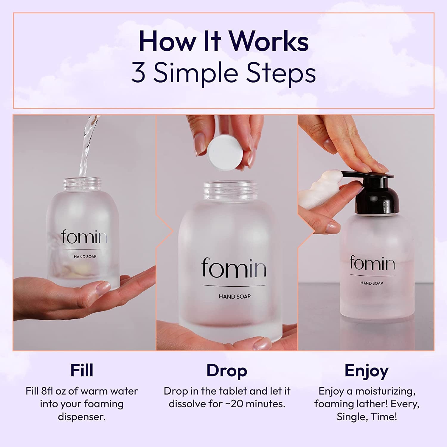 Variety Pack Foaming Hand Soap Tablets (16 Count) - Makes 128 Fl Oz (16 ...