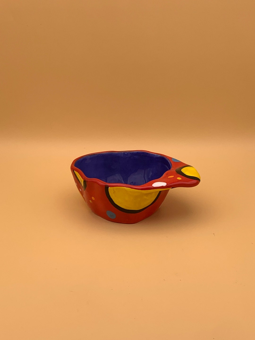 Bella Casa by Ganz VINTAGE Memphis Design Inspired Bowl Tabletop Accent ...