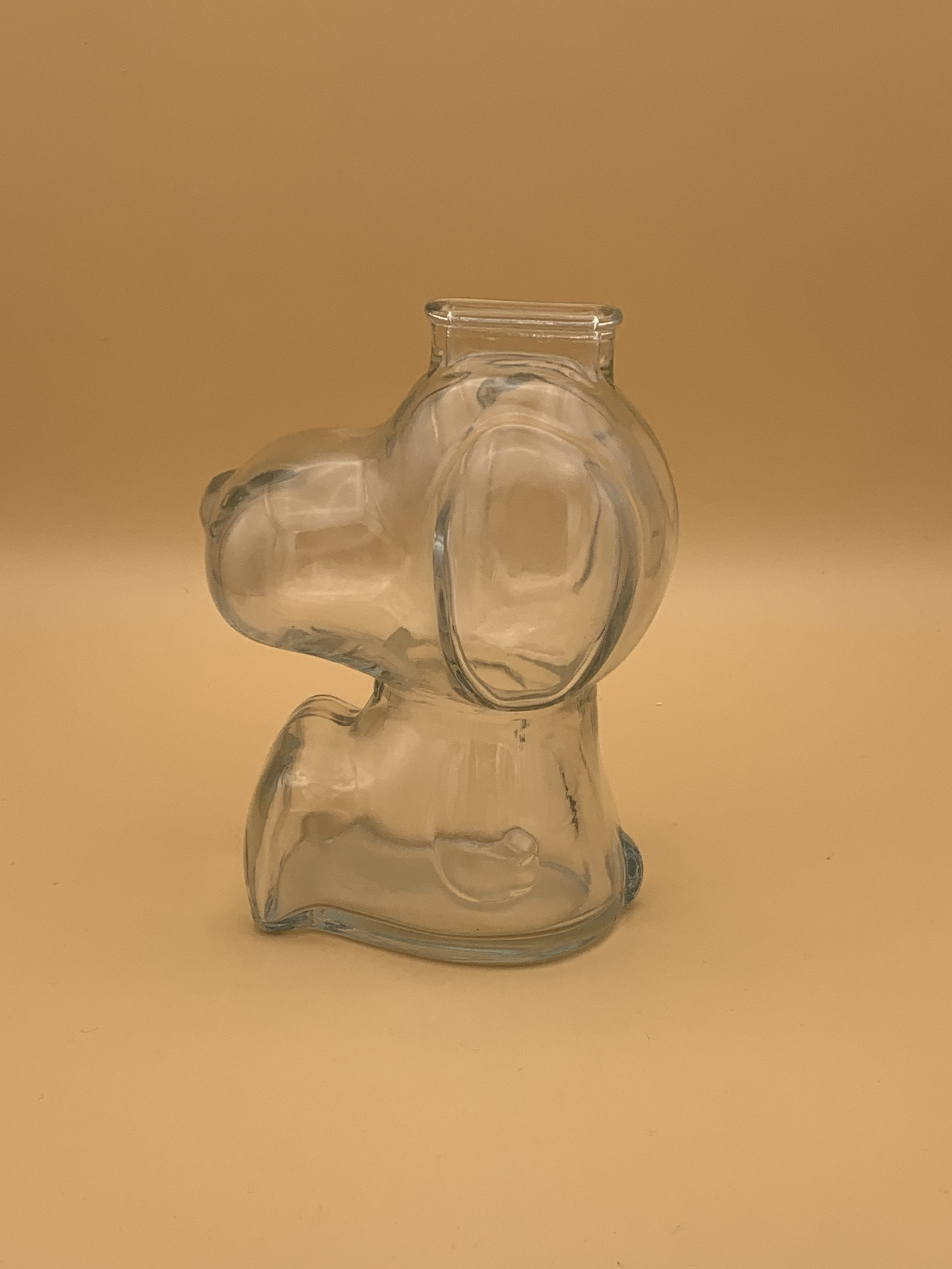 Anchor Hocking VINTAGE Snoopy Glass Bank - Etsy