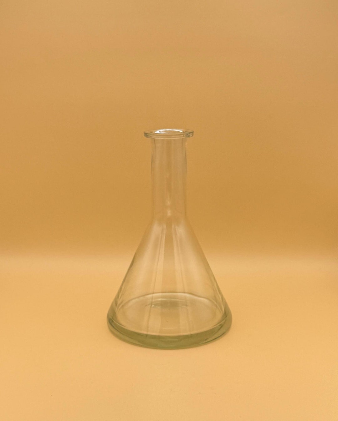 Large Beaker Shaped VINTAGE Glass Vase - Etsy