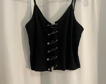 Tanks With Safety Pins - Etsy