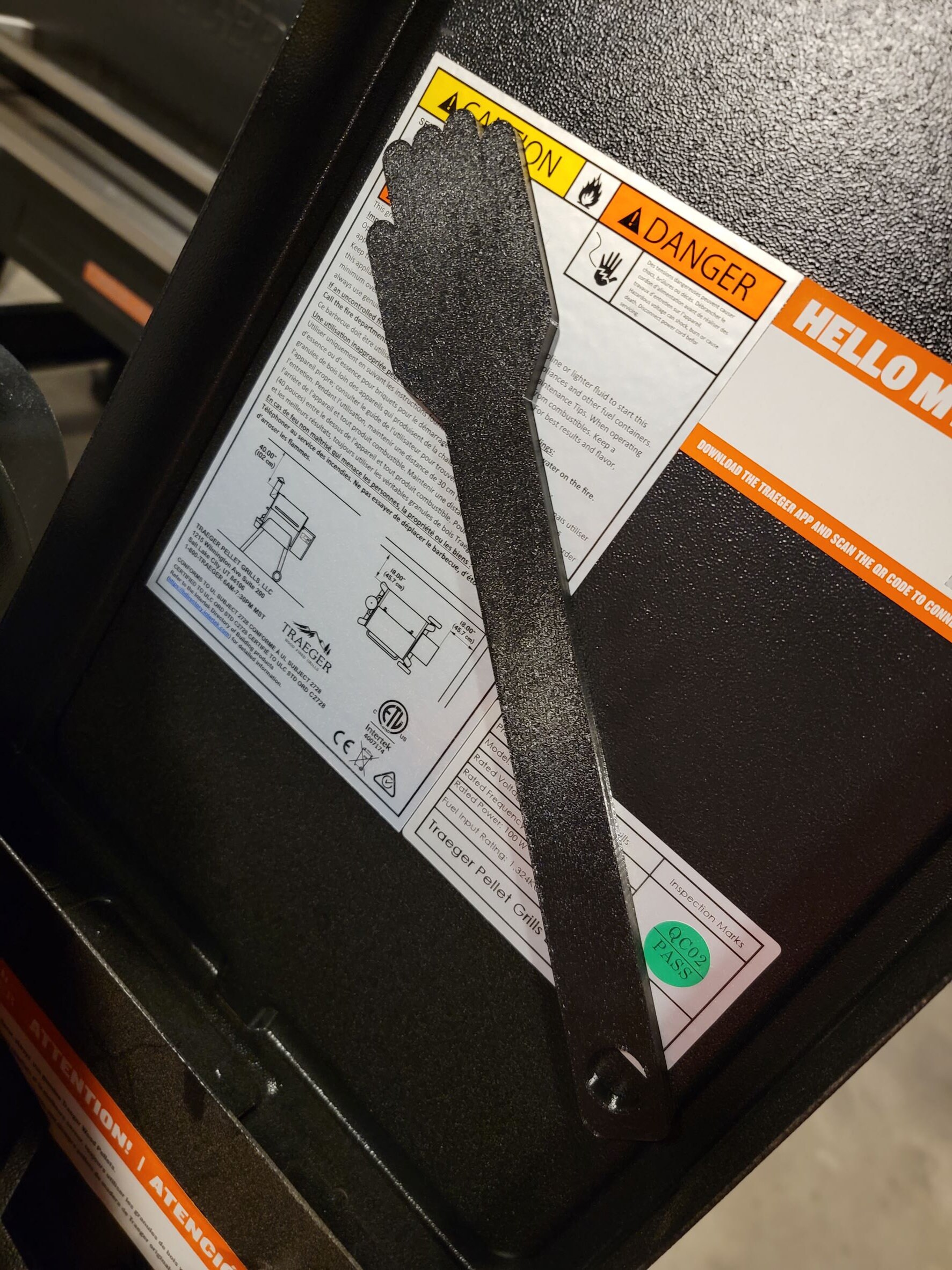 Hopper Hand - 3D Printed Pellet Hopper Rake - Etsy