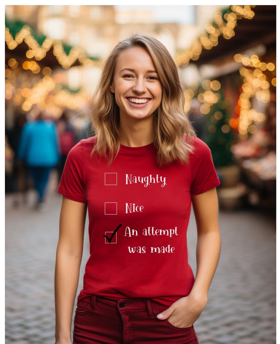 Naughty Nice...an Attempt Was Made Funny T Shirt Funny - Etsy