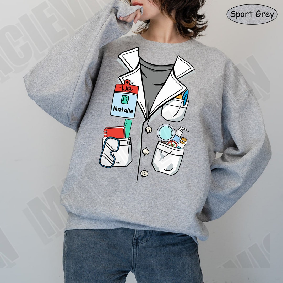 Personalized Lab Coat Group Uniform, Funny Lab Tech Shirt, Med Tech ...