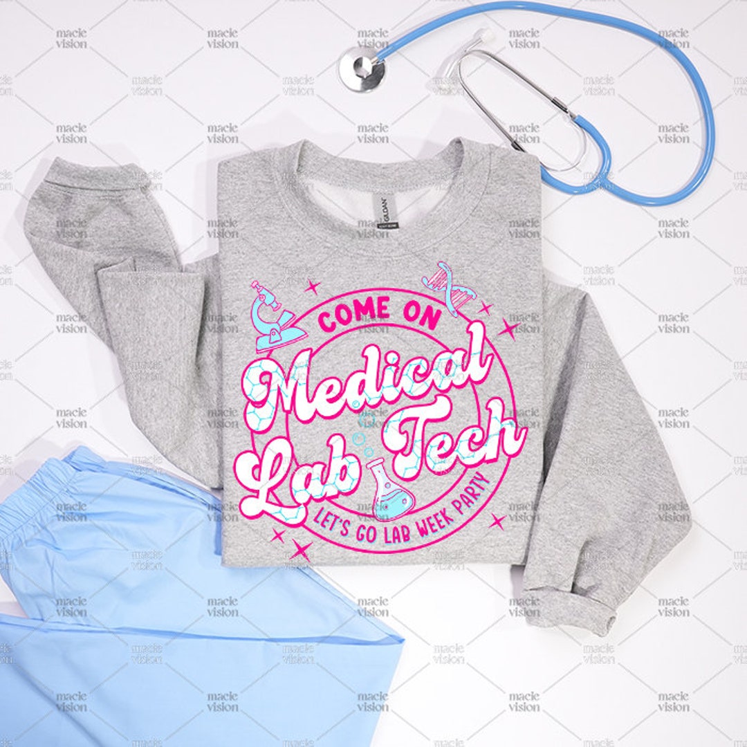 Personalized Lab Team Shirt, Cmon Med Lab Tech Let's Go Lab Week Party ...