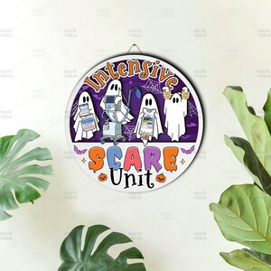 Halloween Intensive Scare Unit Clinic 3D Wood Art, 2 Layer Art Piece ...