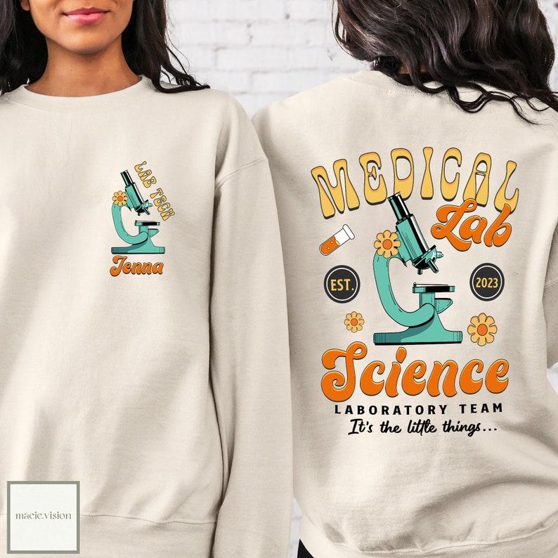 Personalized Lab Technician Shirt Medical Lab Science Shirt - Etsy