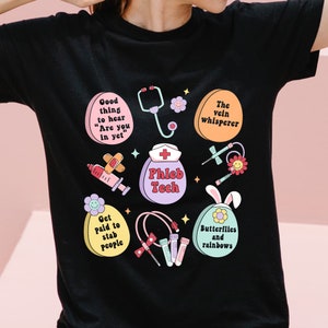 Easter Phlebotomist Nurse Shirt, Laboratory Shirt, Medical Technologist ...