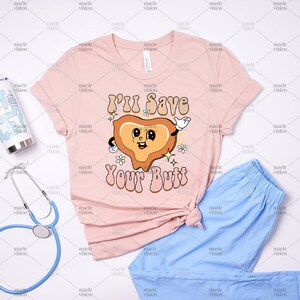 Cute ICU Nurse Shirt, Save Your Butt Funny Nurse Humor, Nursing ...