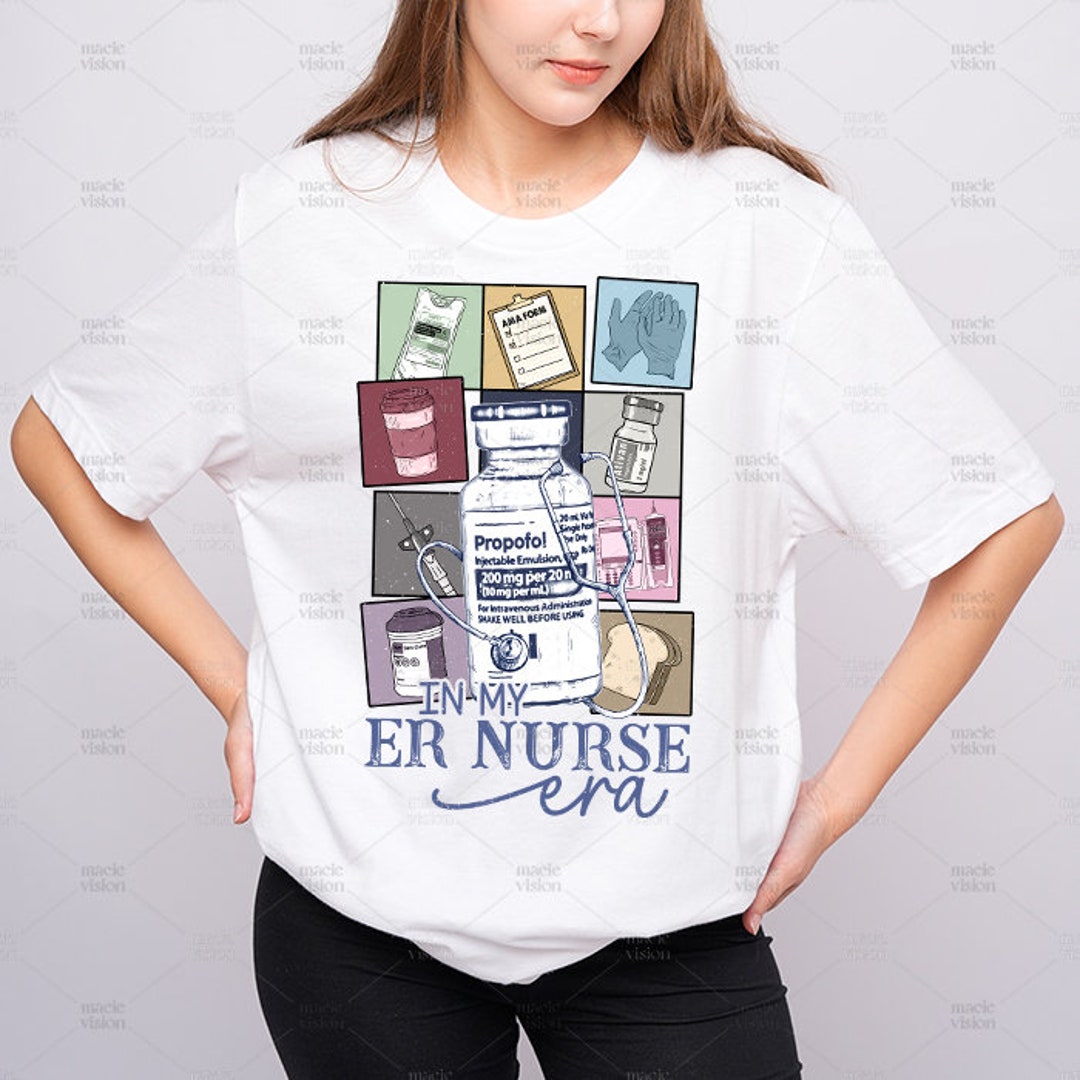 ER Nurse Shirt, Er Nurse Crew Shirt, Funny ER Ed Nurse Tech Shirt ...