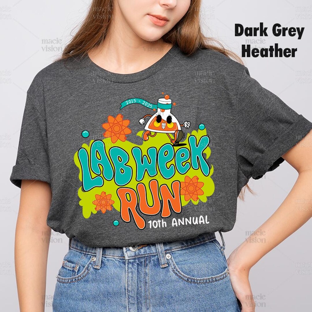 Retro Lab Week 2025 Shirt, Lab Week Run 10th Annual 2025, Medical Lab ...