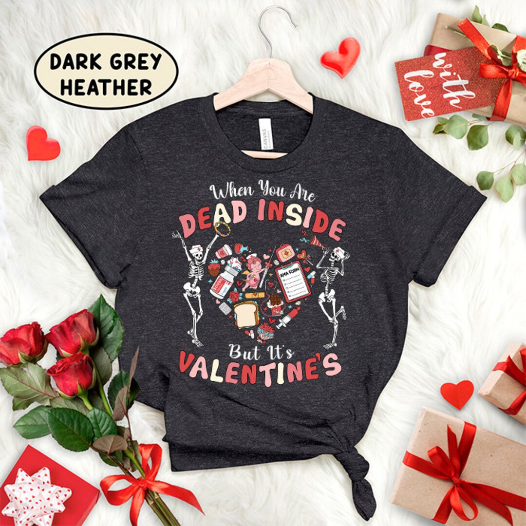Valentine ER Nurse Shirt, Valentine's Day Nurse Coffee, Vday ER Crew ...