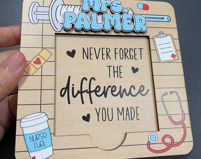 Nurse Custom Gift Doctor Gift Doctors Assistant Gift Sticky Note Holder ...