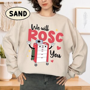 ICU Nurse Shirt, We Will Rosc You Funny Crash Cart Response Team Nurse ...