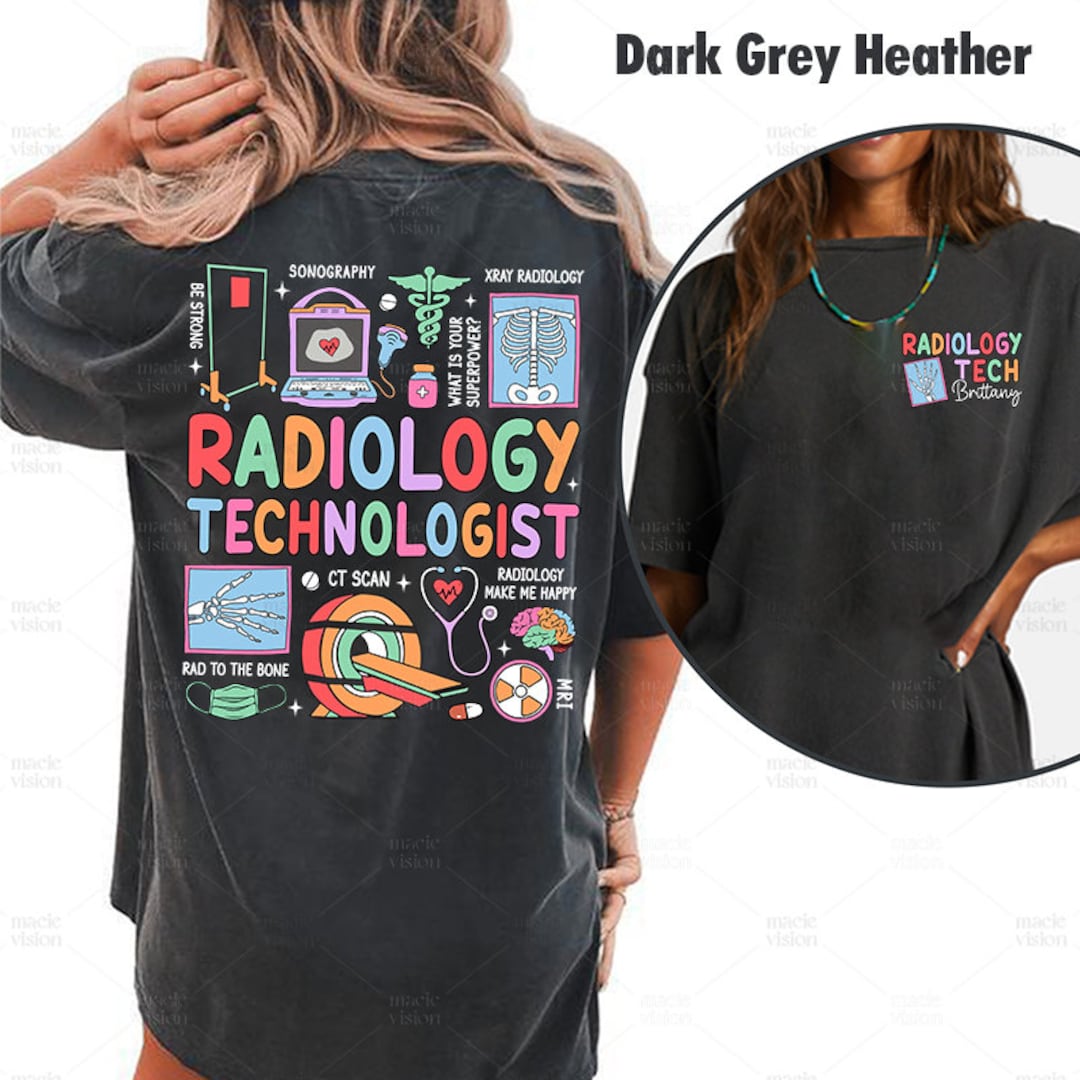Personalized Radiology Technologist Shirt, Rad Tech Shirt, Rad Tech ...