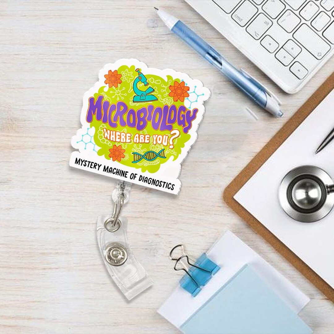 Lab Week 2025 Custom Shape Badge Reel, Microbiology Team Laboratory ...