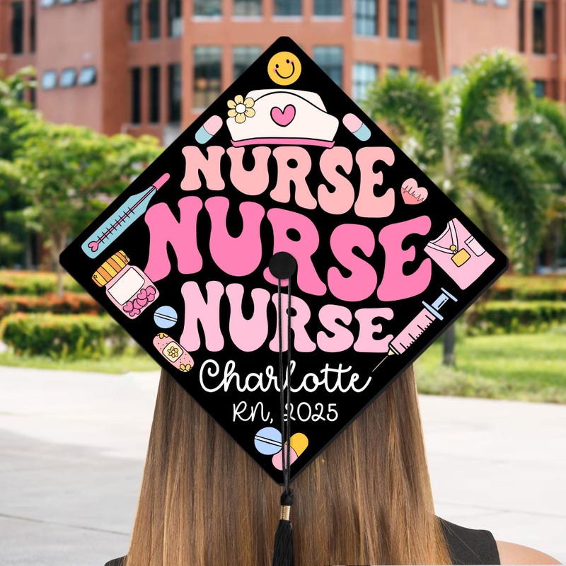Nurse Graduation Cap - Etsy