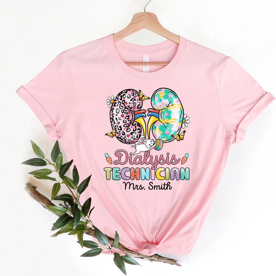 Easter Dialysis Nurse Shirt, Bunny Dialysis Squad Shirt, Kidney Nurse ...