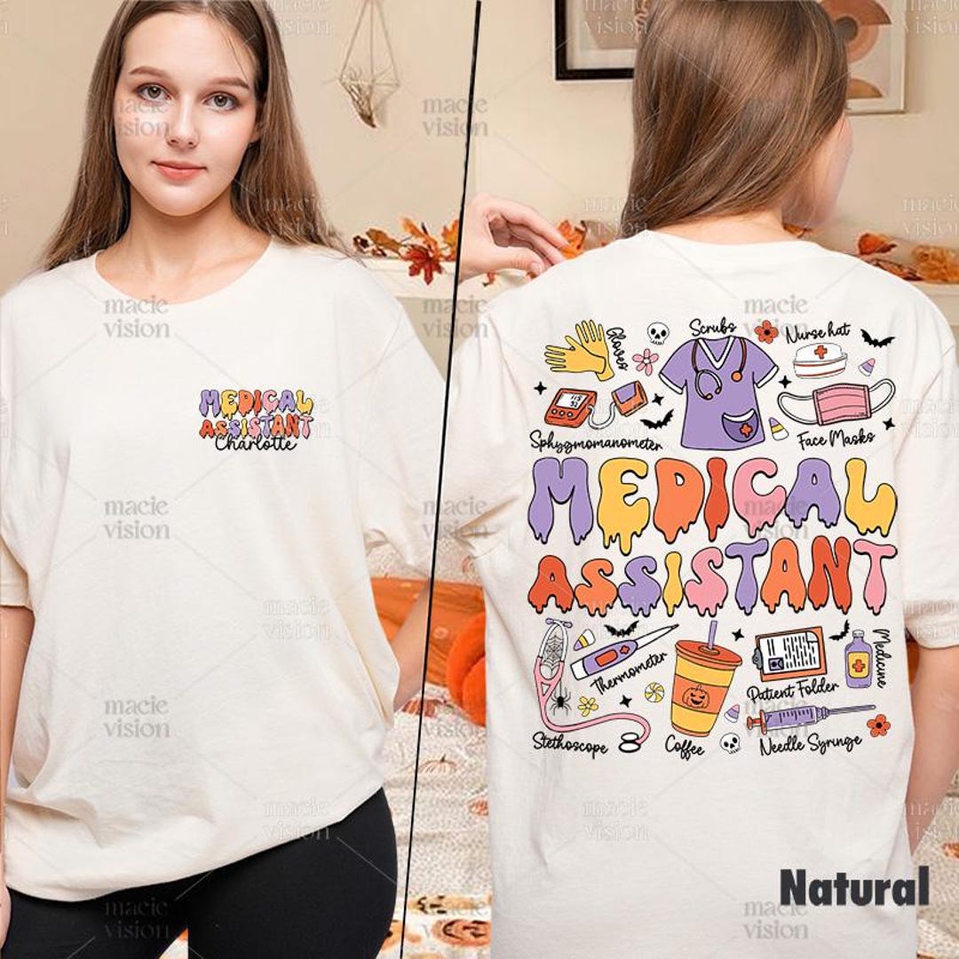 Halloween Medical Assistant Shirt, Medical Assistant Tee, CMA Shirt ...