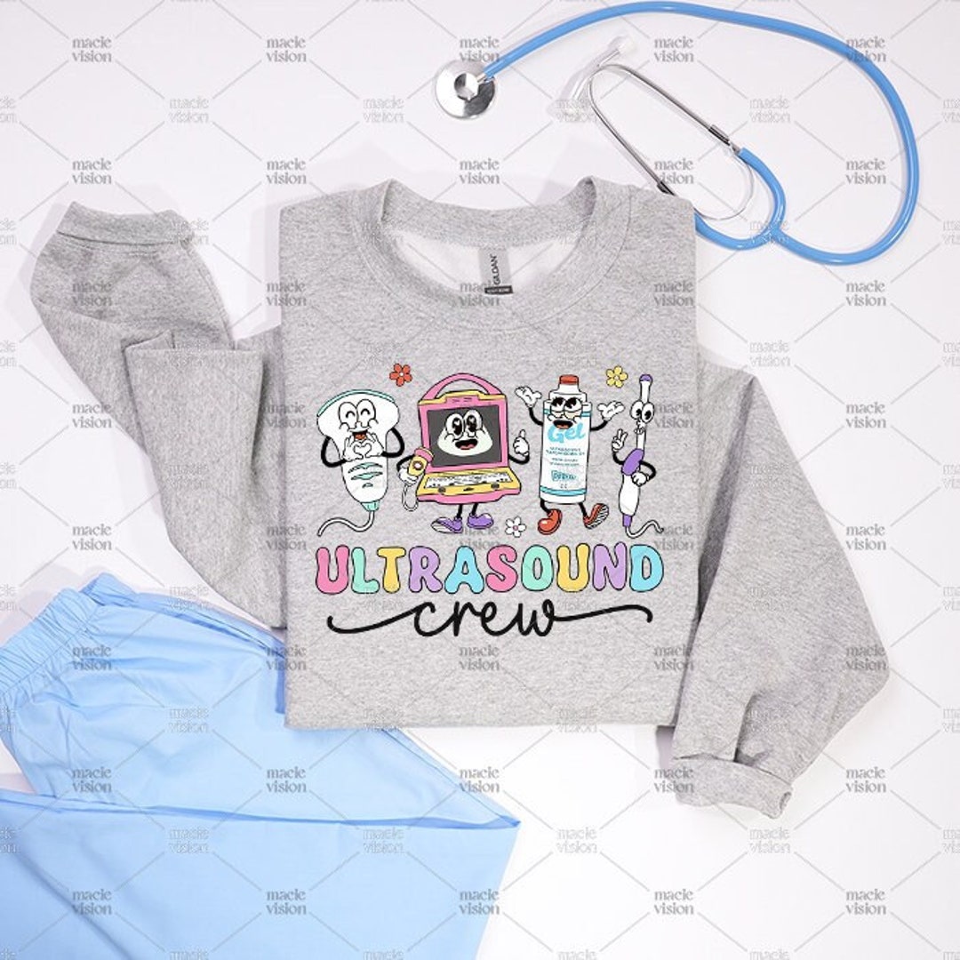 Funny Retro Ultrasound Tech Shirt, Sonographer T-shirt, Womens ...