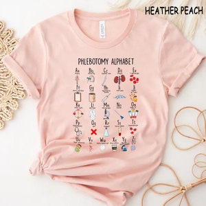 Phlebotomist Nurse Shirts, Phlebotomist Alphabet Shirt, Phleb Abcs ...