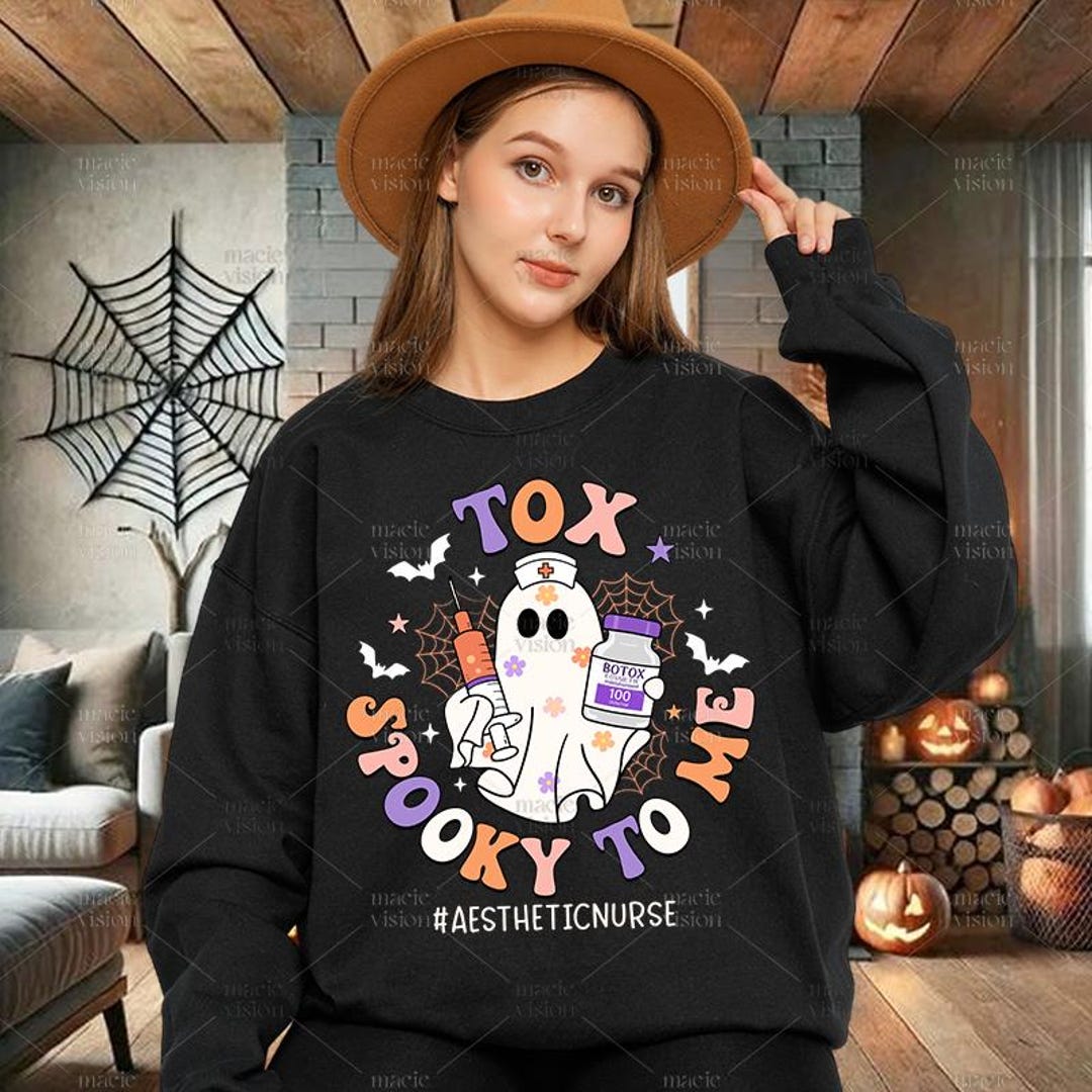 Halloween Aesthetic Nurse, Ghost Talk Spooky Nurse Injector Halloween ...
