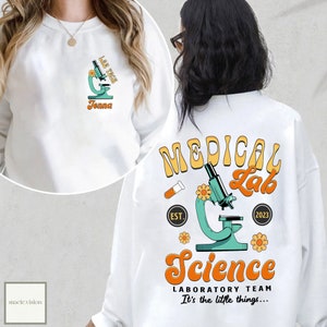 Personalized Lab Technician Shirt, Medical Lab Science Shirt, Lab Week ...