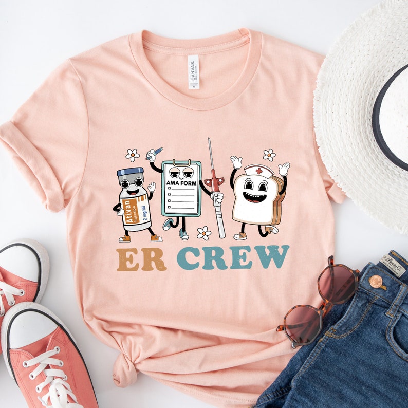 ER Nurse Shirt, Er Nurse Crew Shirt,funny ER Ed Nurse Tech Shirt ...