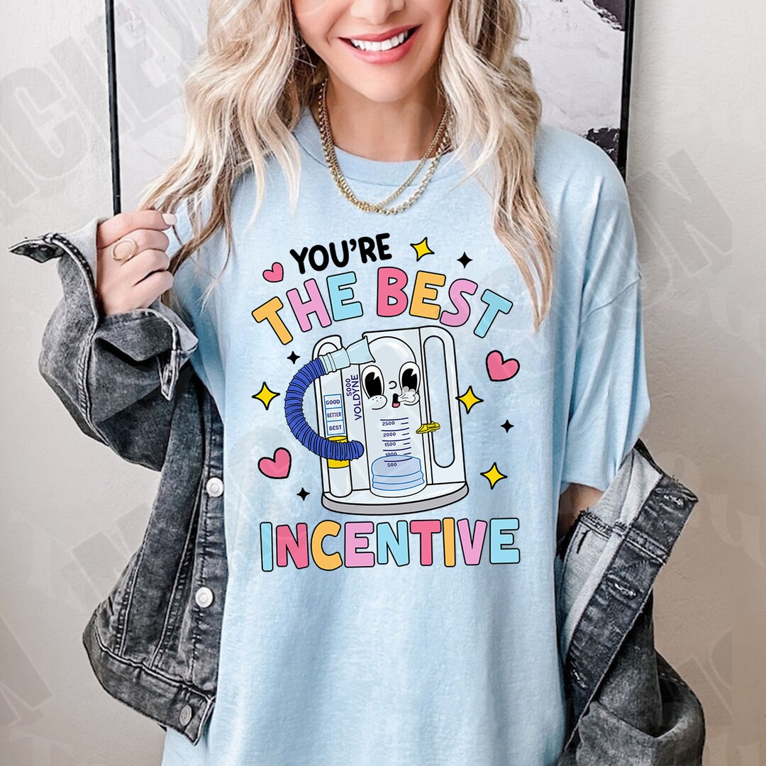 RN Nurse Shirt, Best Incentive Spirometer for Nurses Gift, Nursing ...