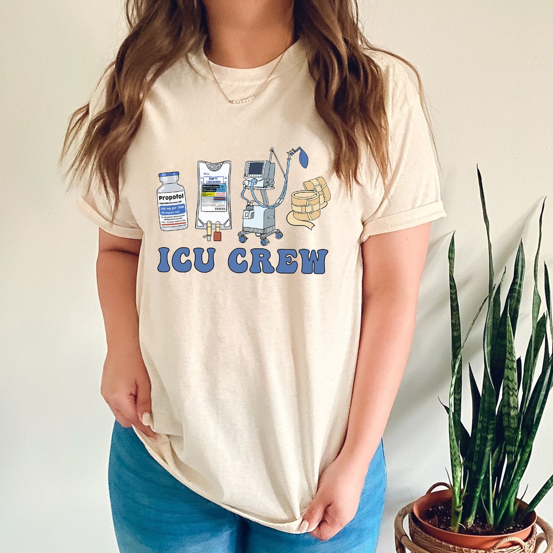 ICU Squad Goals T-shirt, Funny Icu Nurse Shirt, Critical Care Er Ed Rn Respiratory Therapist Rt ...