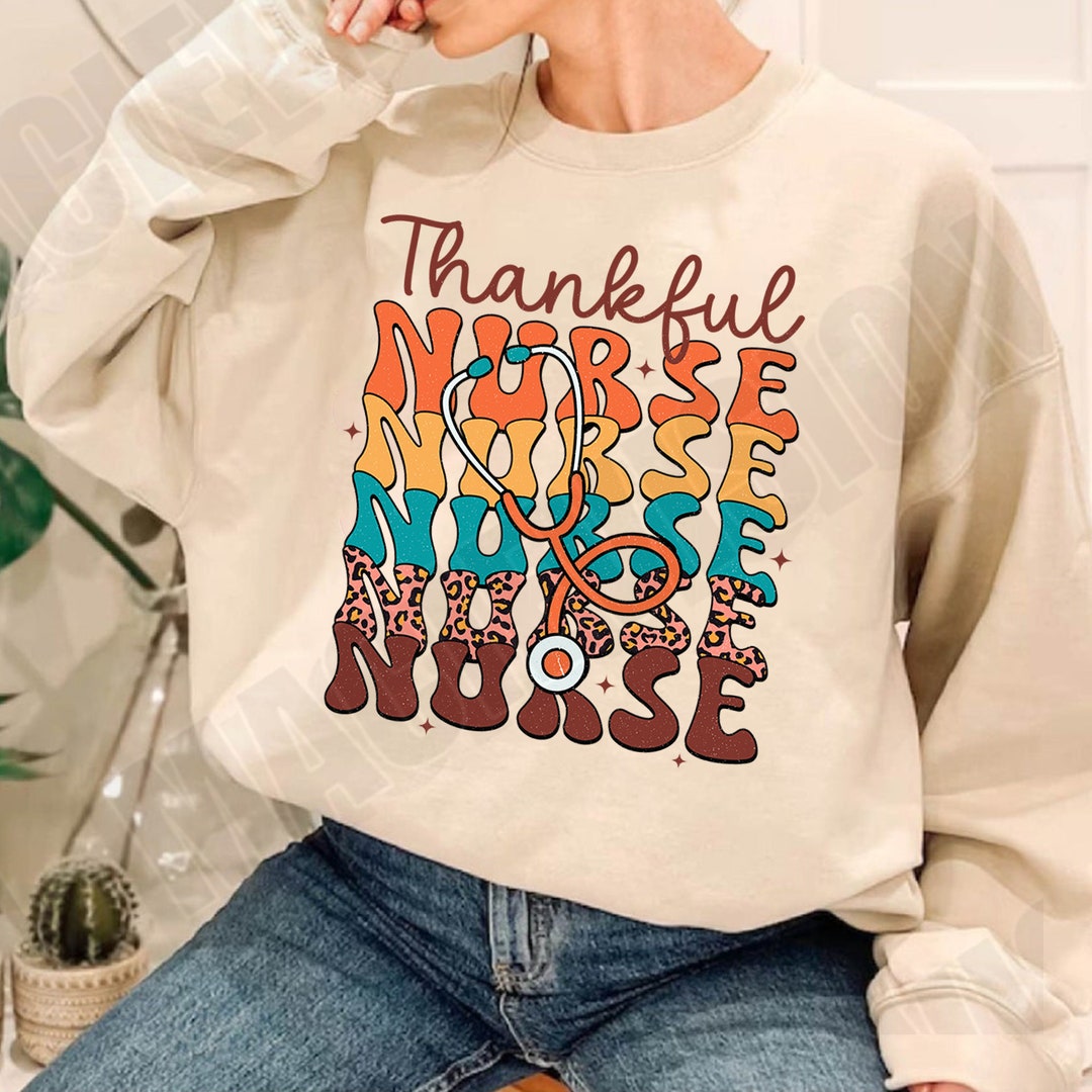 Fall Nurse Shirt, Nurse Thanksgiving Shirt, Thankful Nurse, Halloween ...