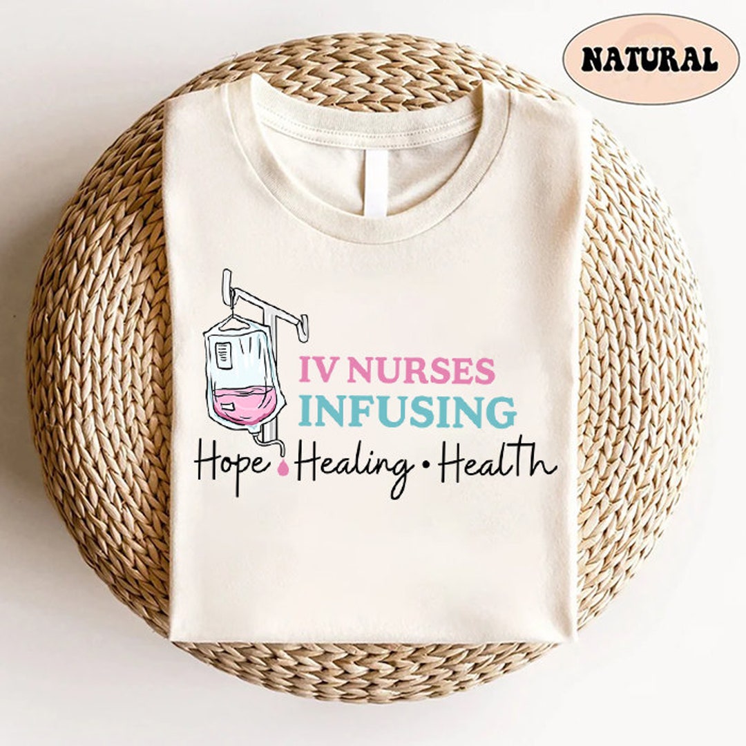 Happy IV Nurses Day Shirt, Hand-drawn Infusion Nurse Appreciation Day ...