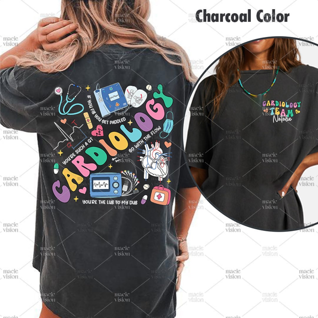 Cardiology Sweatshirt, CICU Cardiac Nurse Shirt, CVICU Gift Cardiology ...